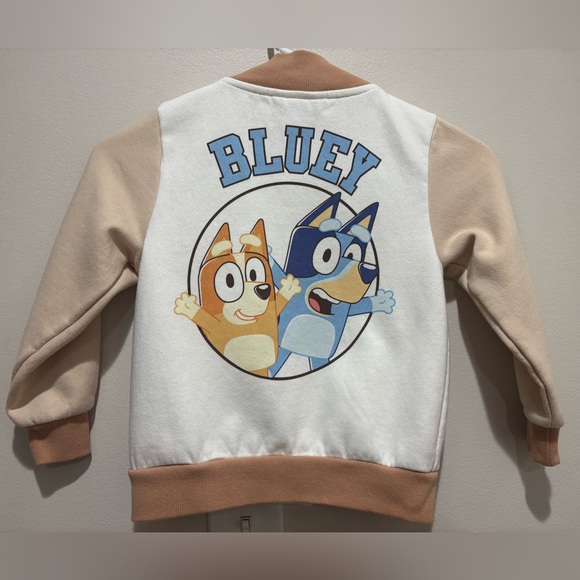 Bluey | Jackets & Coats | Bluey Varsity Bomber Jacket Bingo Size 5t ...